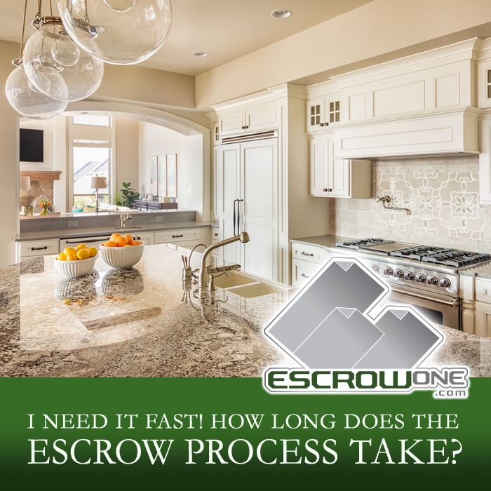 How Long does the Escrow Process Take? - EscrowOne