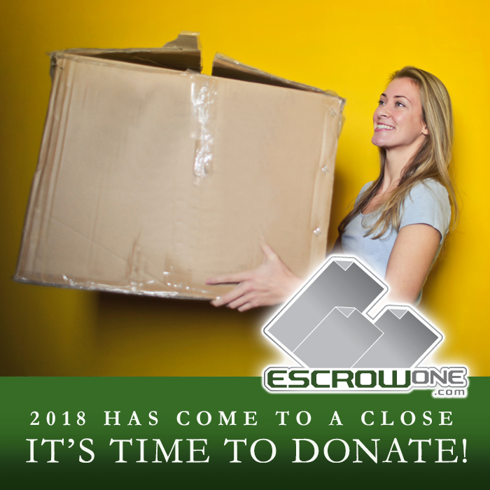 It's Time To Donate! - EscrowOne